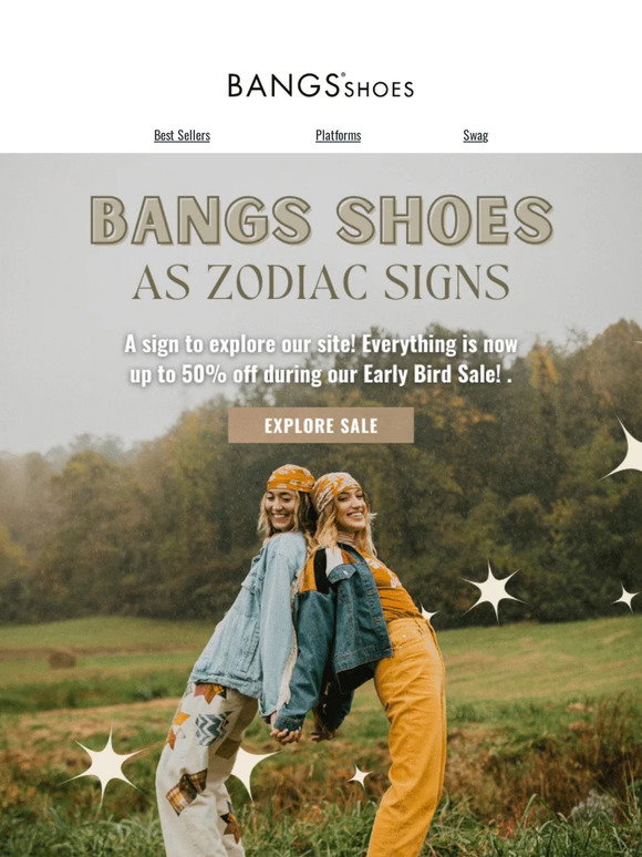BANGS Shoes: As Zodiac Elements | Milled