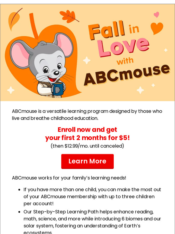 ABCmouse.com: INSIDE: 3 More Reasons to 🍁 FALL 🍁 for ABCmouse | Milled