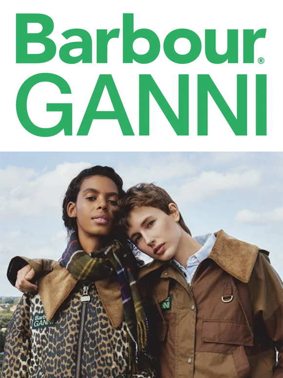Ganni: GANNI X BARBOUR: MORE STYLES ARE HERE | Milled