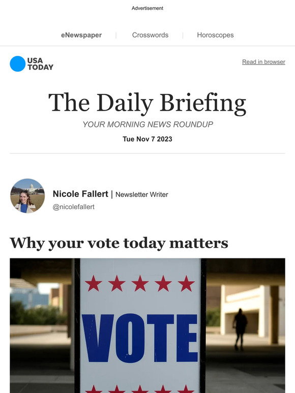 USA TODAY: Why your vote today matters | Milled