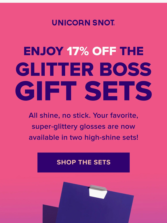 Unicorn Snot: The Best Non-Sticky, Super Glittery Gloss | Milled