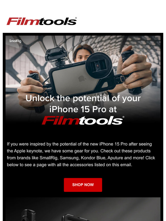 Filmtools: iPhone 15 accessories to help you create incredible footage ...