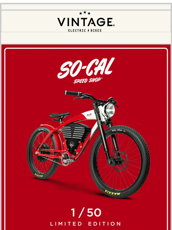 Vintage Electric Bikes: SELLING OUT FAST: New So-Cal Speedshop Limited ...