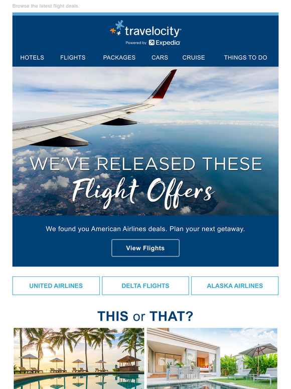 Travelocity: American Airlines ticket offers: See what's available ...