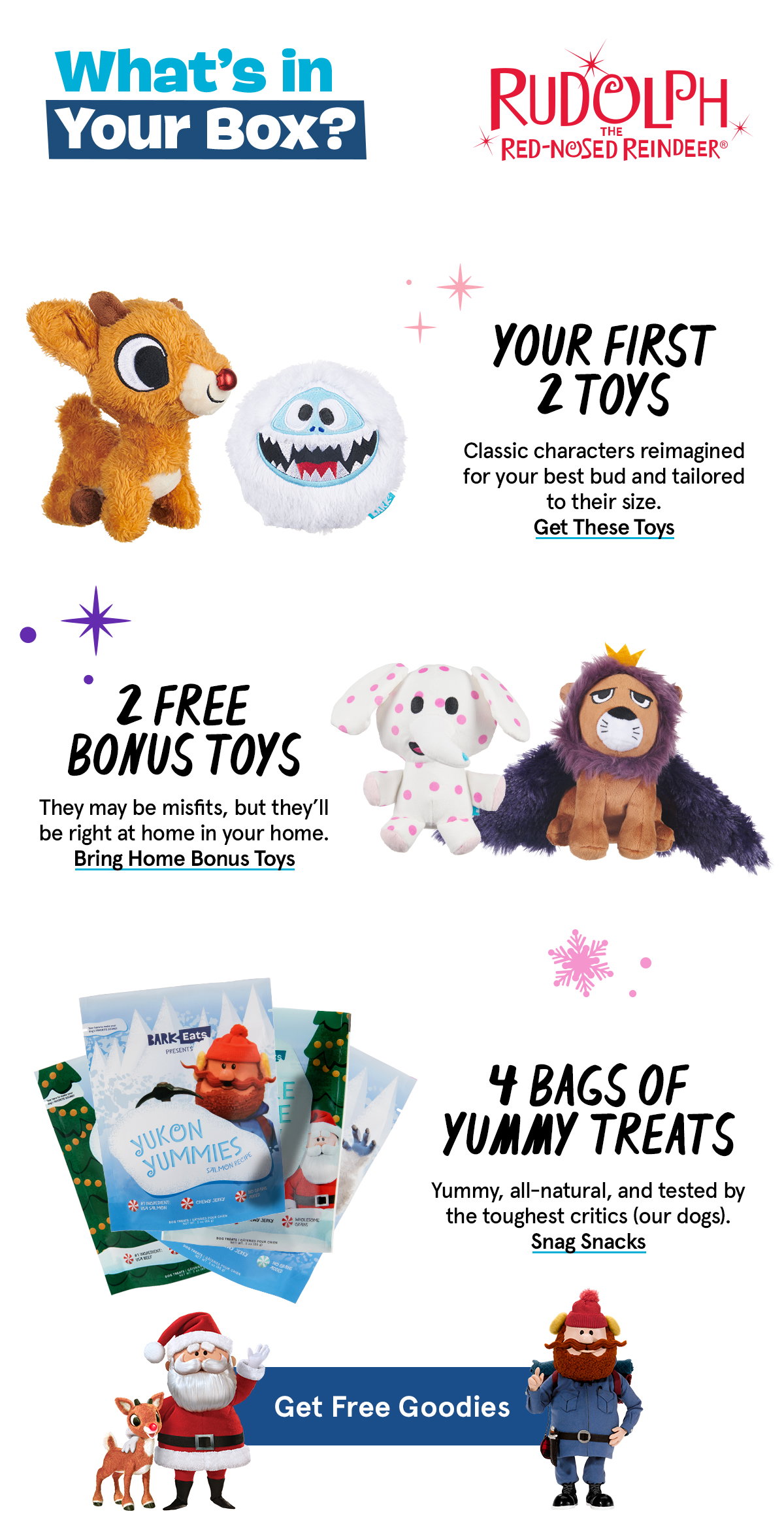 BarkBox: 🎄🦌 Out now - ...'s Rudolph® Holiday Box + FREE Upgrade 🎁🐶 | Milled