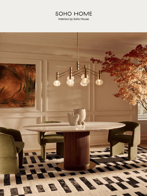 Soho Home: Your favourite dining table in three marble finishes | Milled