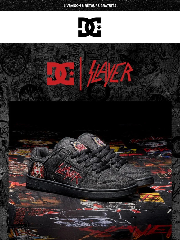 DC SHOES FR: DC x Slayer avec la Manteca DC | Milled