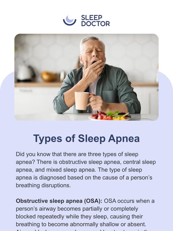 Singular Sleep: Clarifying Sleep Apnea Types | Milled
