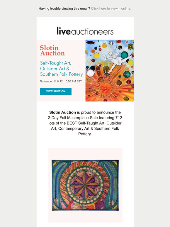 LiveAuctioneers: Slotin Folk Art | Self-Taught Art, Outsider Art ...