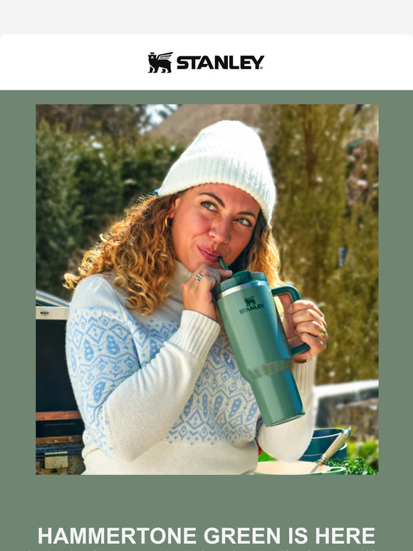 Stanley: New Limited Edition Quencher Drop: Hammertone Green 💚 | Milled