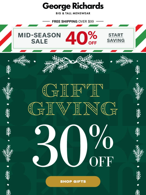 George Richards: Gifting Season Is Upon Us! | Milled