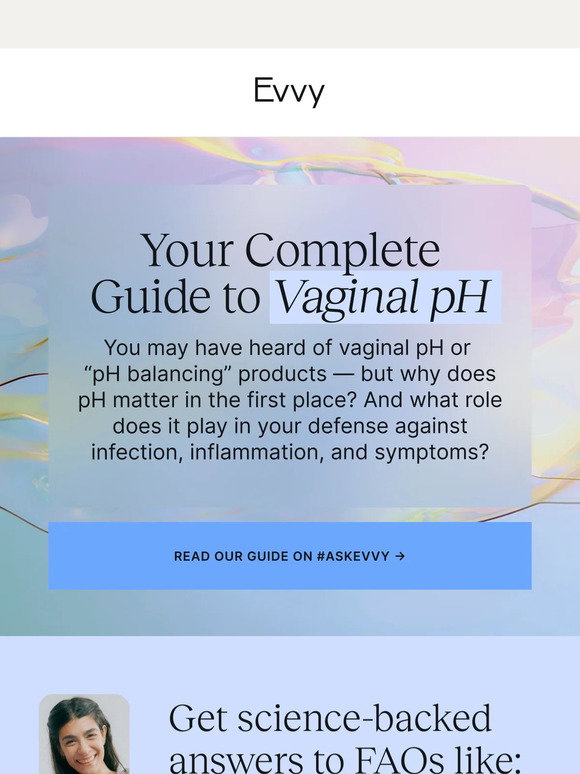 Evvy: Vaginal pH: Why It Matters and What You Can Do About It | Milled