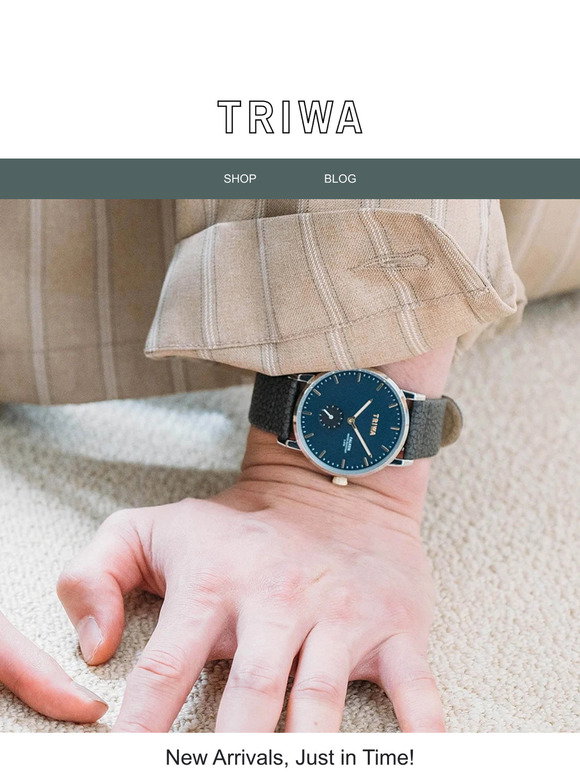 Triwa: A Golden Detail | Milled
