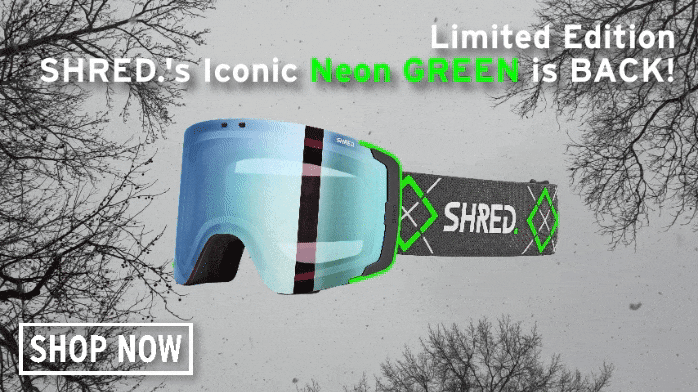 Shred: Back by Popular Demand: SHRED.'s Neon Green Limited Edition ...