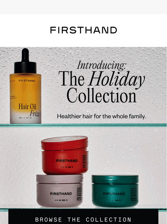 Firsthand Supply: Introducing: The Firsthand Holiday Collection | Milled