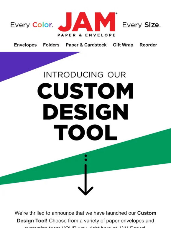 Jam Paper & Envelope: Introducing our NEW Custom Design Tool | Milled
