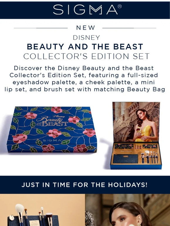 Sigma Beauty: NEW! Disney Beauty And The Beast Collector's Edition Set ...