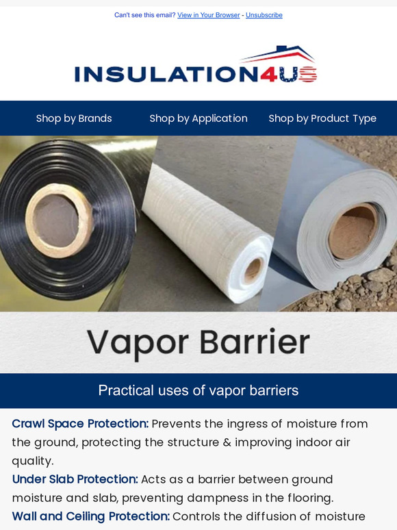 Insulation4US: Say goodbye to moisture with effective vapor barriers! | Milled