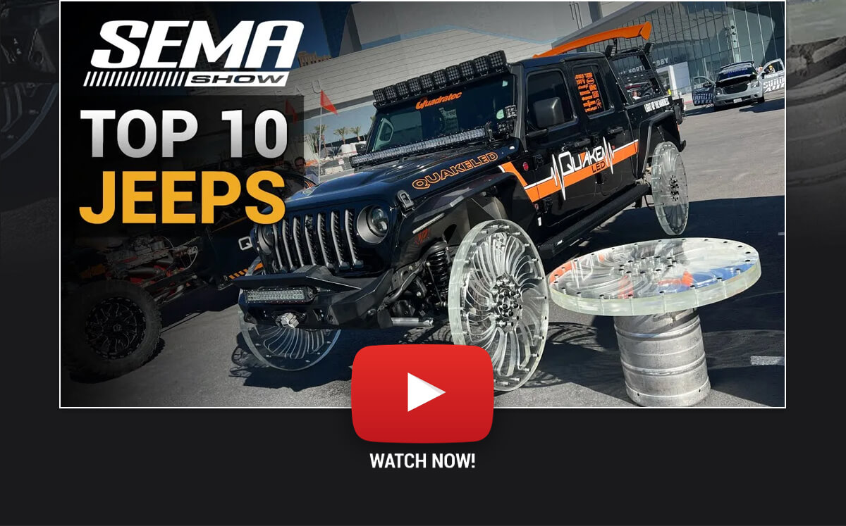 Quadratec: 🔥 Top 10 Jeep's from SEMA | Milled