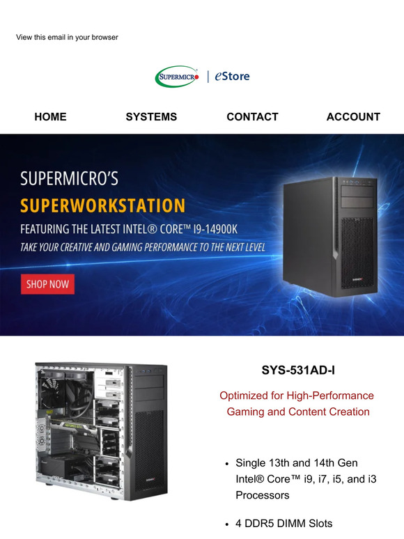Supermicro: SuperWorkstation Just Got Upgraded with the Latest Chip ...