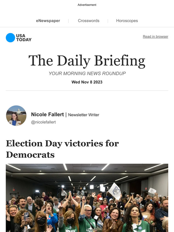 USA TODAY: Election Day victories for Democrats | Milled
