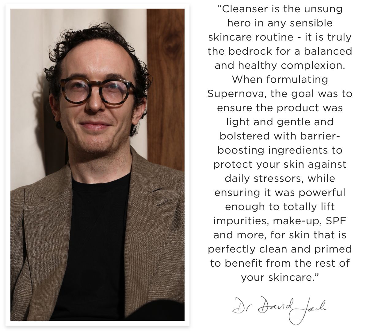 Dr. David Jack: NEW: Introducing Supernova Gel Cleanser | Milled