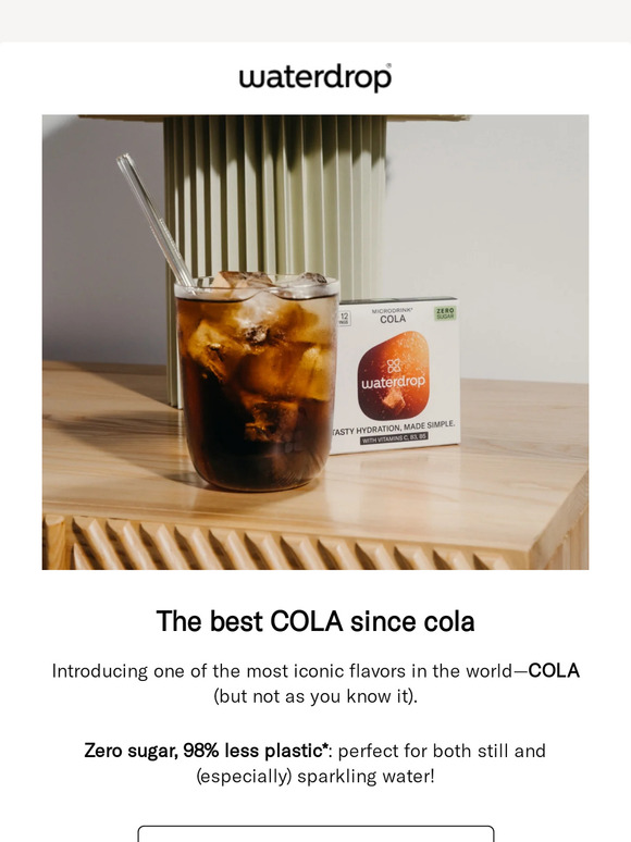 Waterdrop: There's a new COLA in town! | Milled