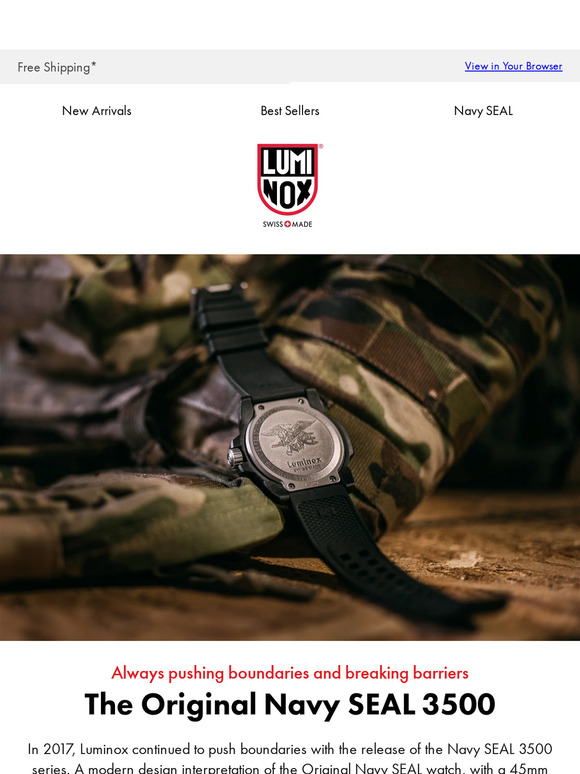 Luminox: An Icon Evolved: Navy SEAL 3500 | Milled