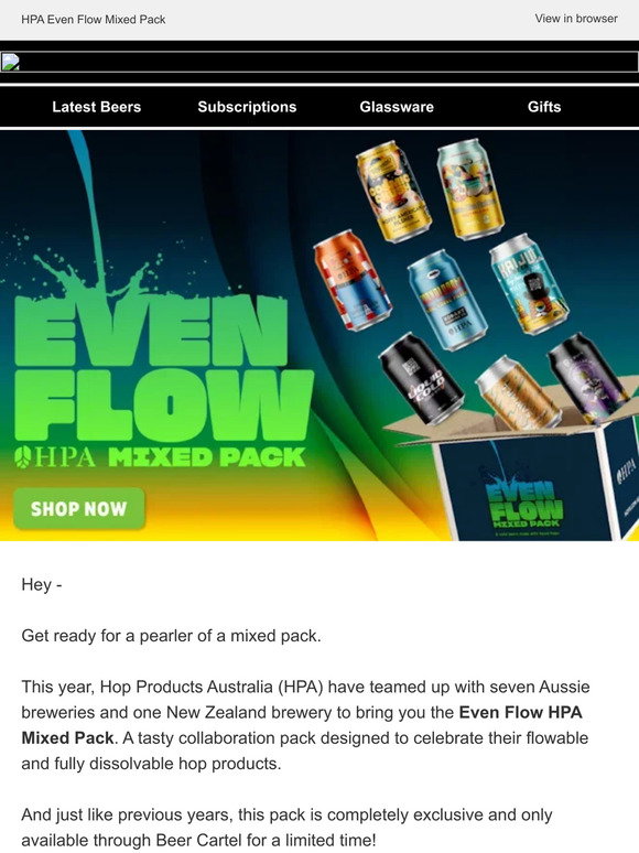 Beer Cartel: HPA x Beer Cartel 🍺 Exclusive Mixed Pack | Milled