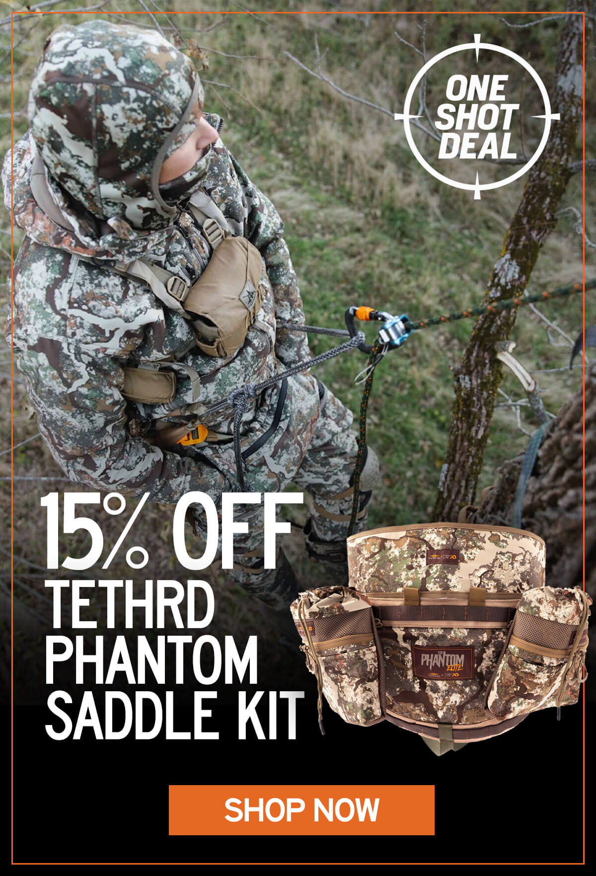 MeatEater: 15% Off Tethrd Phantom Saddle Kit | Milled