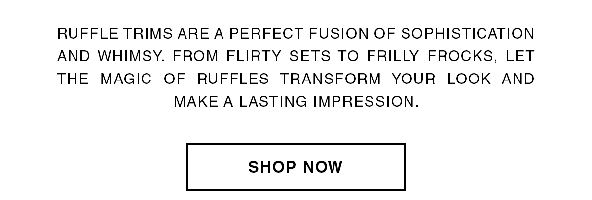 AFRM: Make A Lasting Impression In Ruffles! | Milled