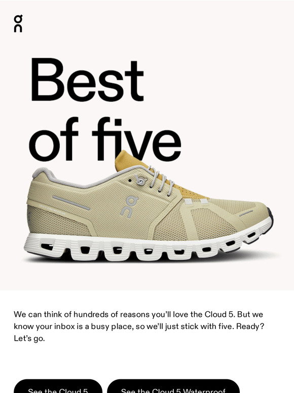 On Running: ☁️ Five reasons to love the Cloud 5 | Milled