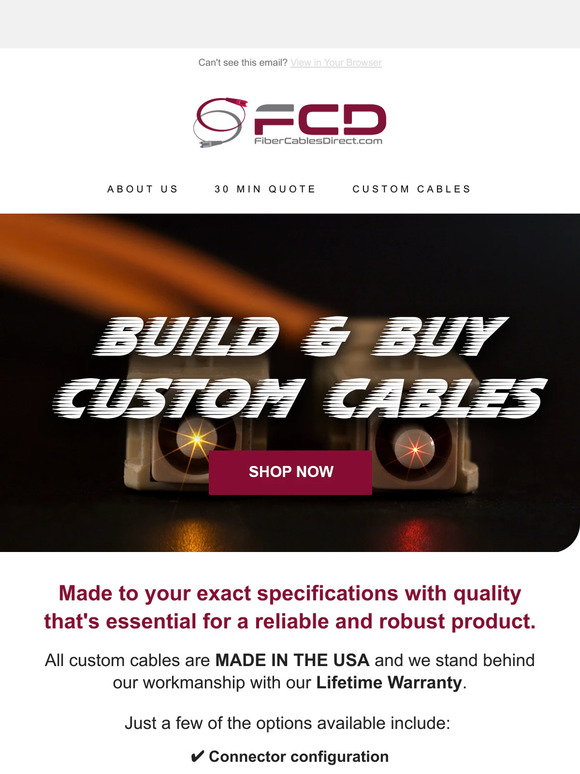 Fiber Cables Direct Online Sales: Custom cables to meet YOUR needs ...