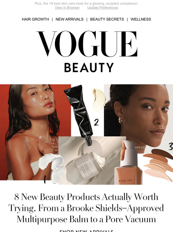 Vogue: 8 New Beauty Products Actually Worth Trying, From a Brooke ...