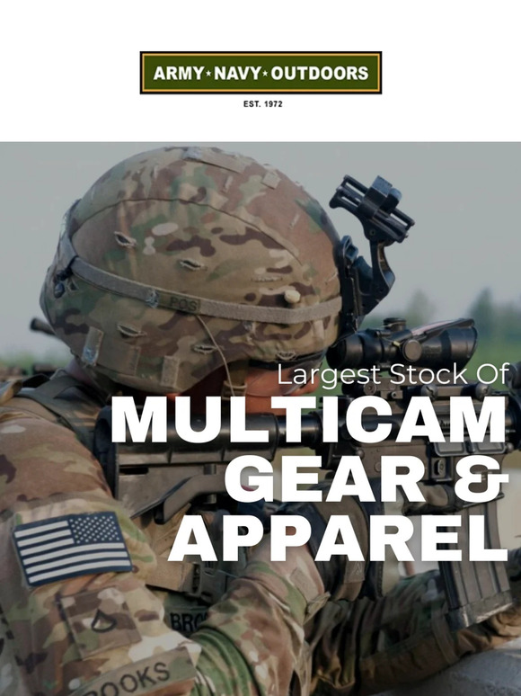 Army Navy Outdoors: Got Multicam? See Our Largest Stock Of OCP Multicam ...