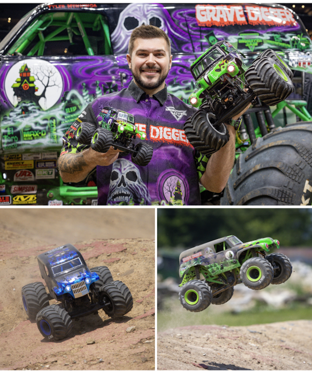 Tower Hobbies: New from LOSI 1/18 Mini LMT 4x4 RTR Brushed Monster ...