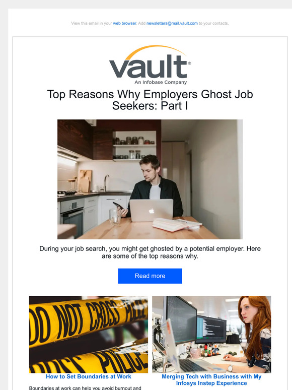 Vault: Why employers ghost job seekers + How to set boundaries at work ...