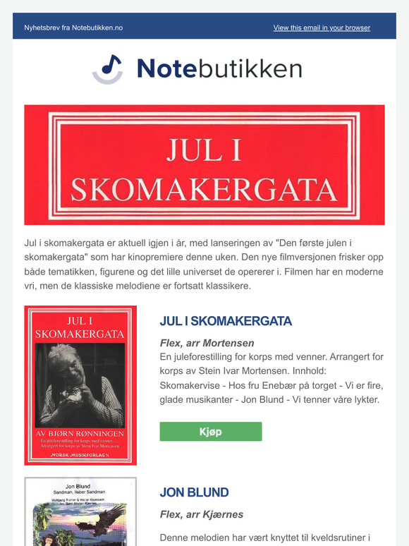 Notebutikken: Jul i skomakergata | Milled