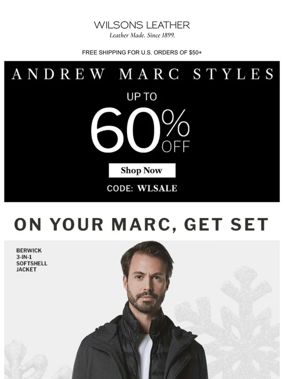 Wilson's Leather: Up To 60% Off: Andrew Marc Styles On Wilsons Leather ...