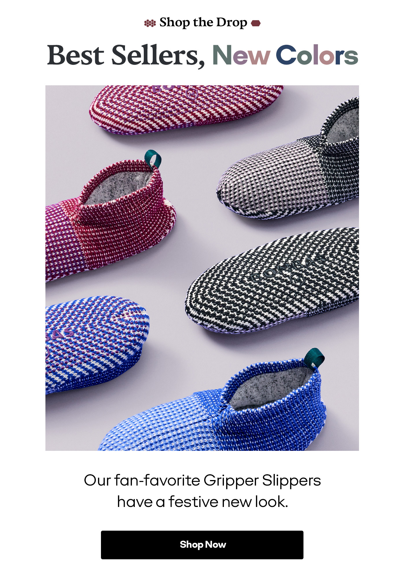 Bombas: Gripper Slippers With a Festive Twist | Milled