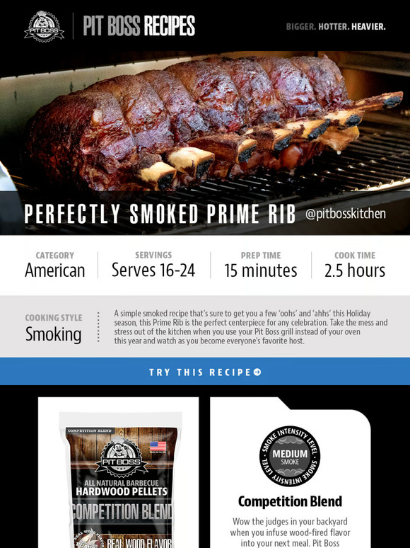 Pit Boss Grills: Over The Oven? 🥱 Try This Smoked Prime Rib | Milled