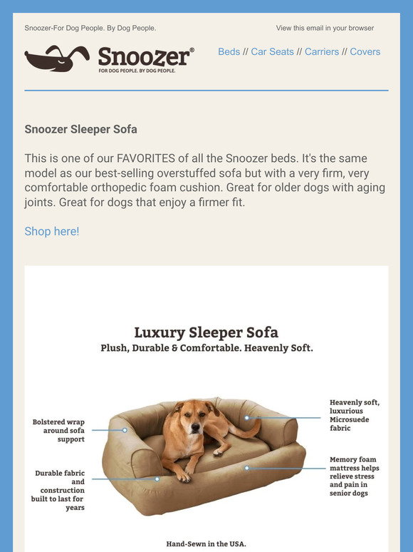 Snoozer Pet Products: Get to know these Snoozer Gems! | Milled
