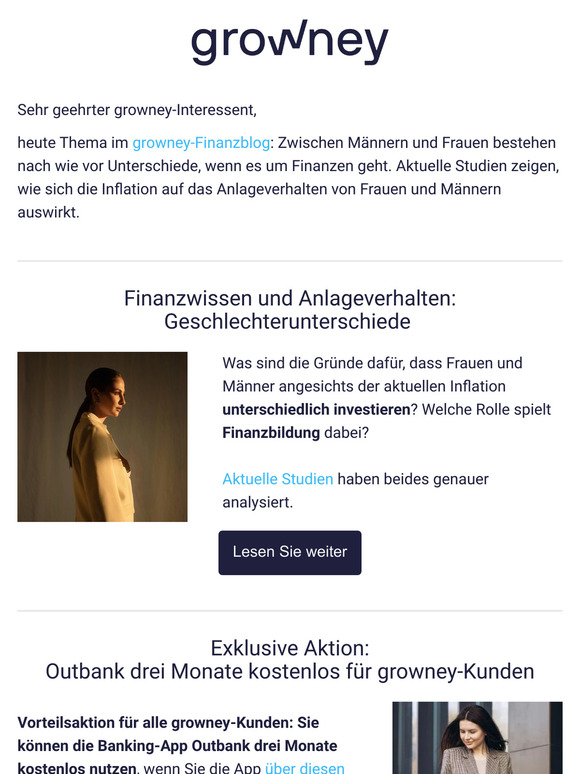 growney DE: Finanzwissen und Anlageverhalten: Geschlechterunterschiede | Milled