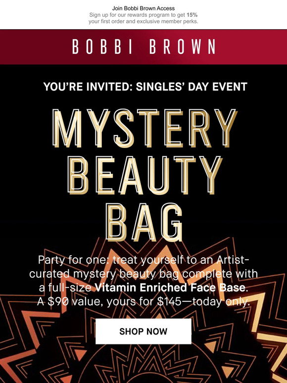 Bobbi Brown: Spark surprise with Artist-curated mystery box | Milled