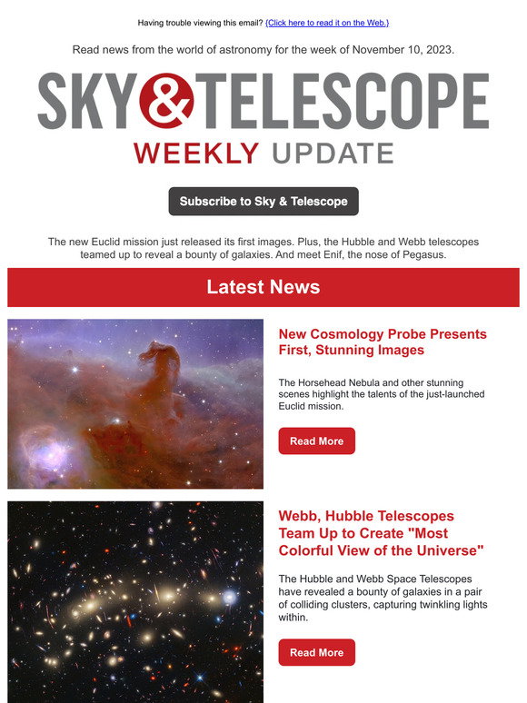 Sky & Telescope: New Cosmology Probe, Meet Enif, and Binary Moon | Milled