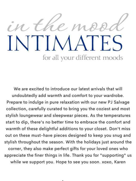 In The Mood Intimates: Introducing the Coziest Collection Yet | Milled