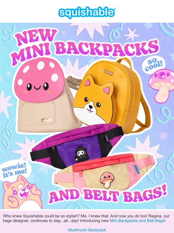 Squishable: Say hello to new bags! And goodbye to Retiring Squish with 40% off! 🔥 | Milled