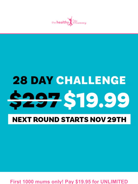 The Healthy Mummy: 💪3 month unlimited access inside! First 1,000 mums ...