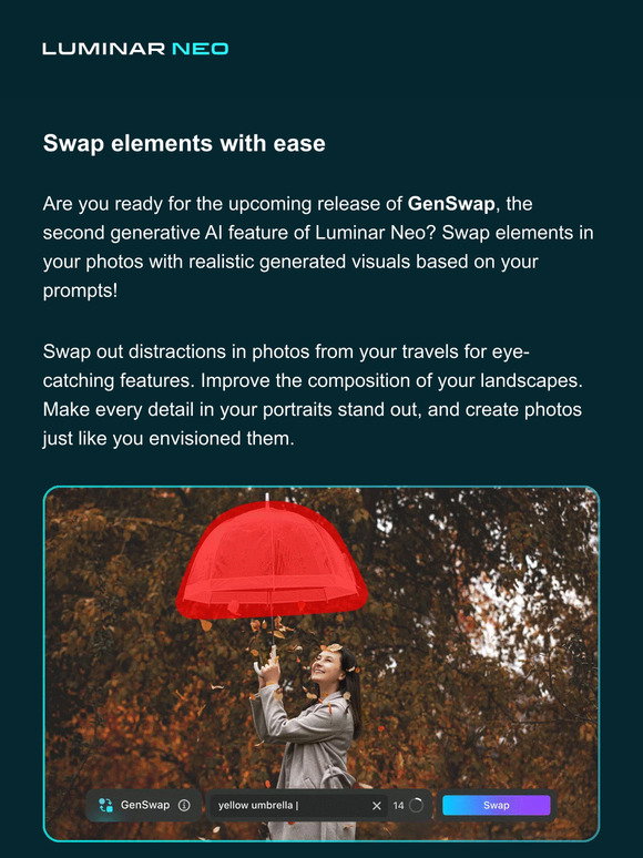 Luminar: Improve these 3 types of photos with GenSwap | Milled