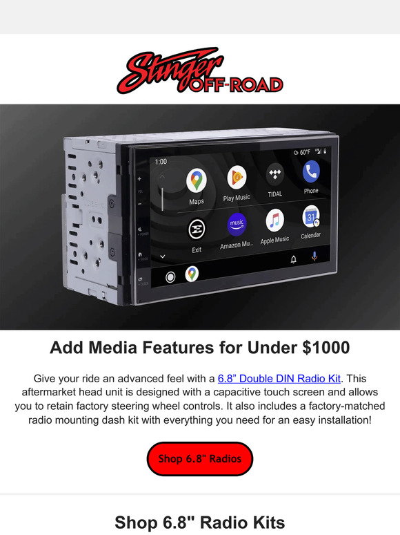 Stinger Off-Road: Hey there, here’s an affordable way to add media ...